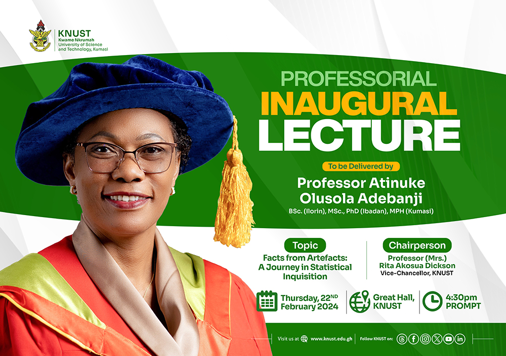 Professorial Inaugural Lecture by Professor Atinuke Olusola Adebanji | Kwame Nkrumah University ...